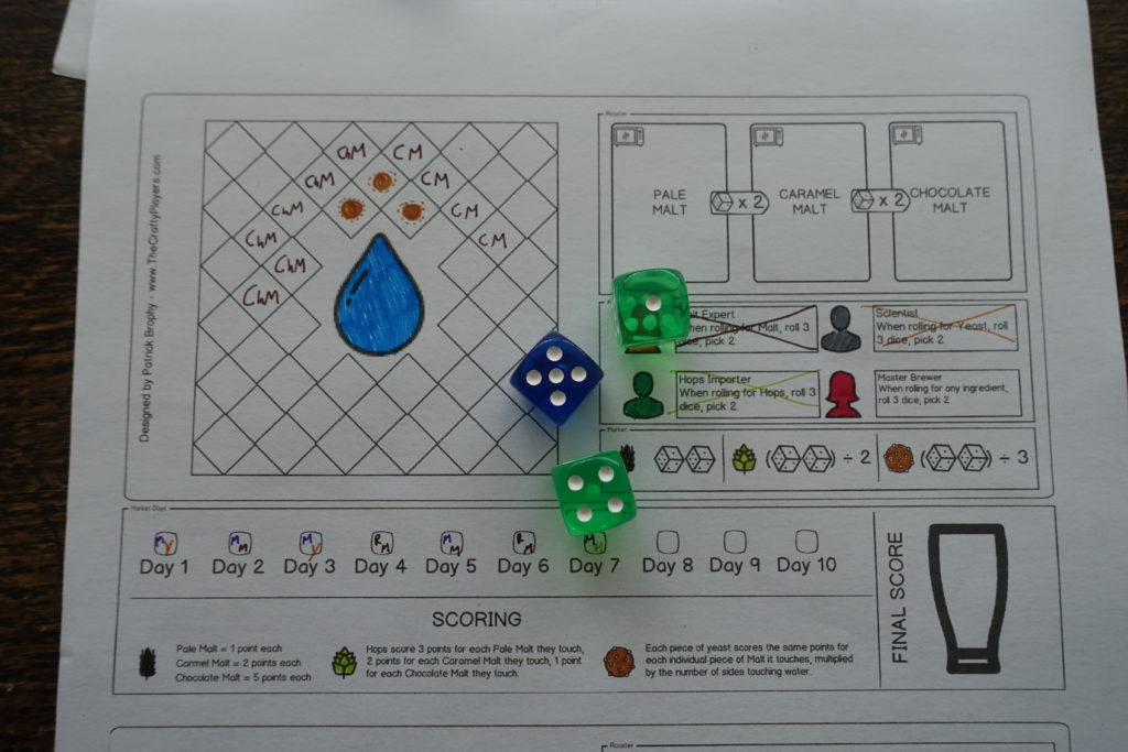 Board Game: Six sided stout – My beer sommelier adventures
